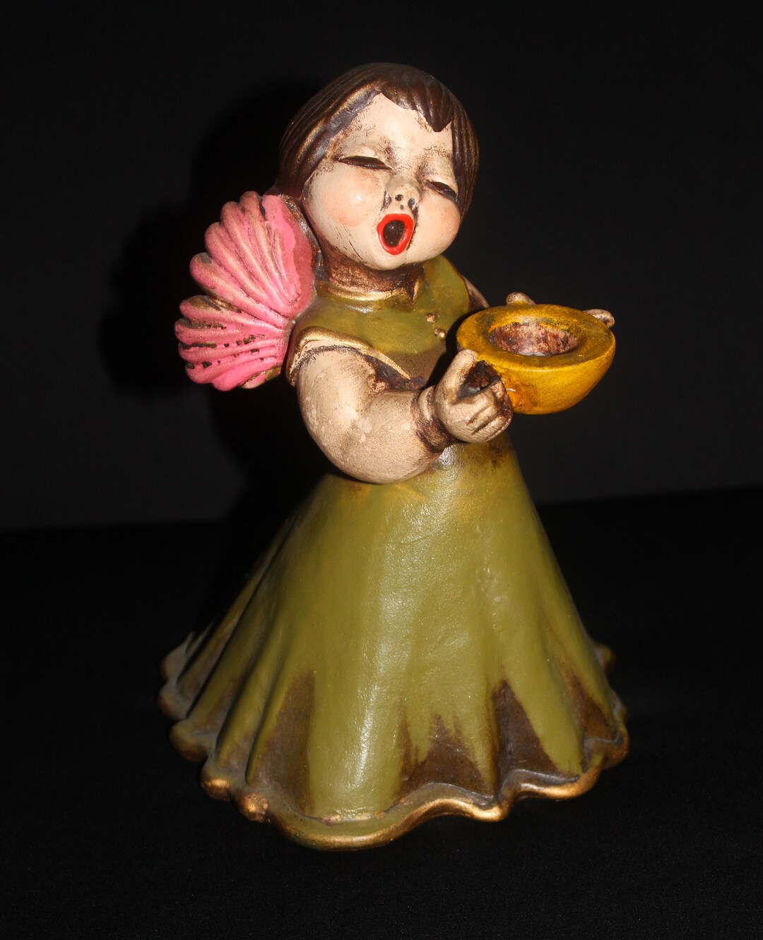 Vintage Thun Angel Figurine Candleholder | Bolzano Italy - Etsy