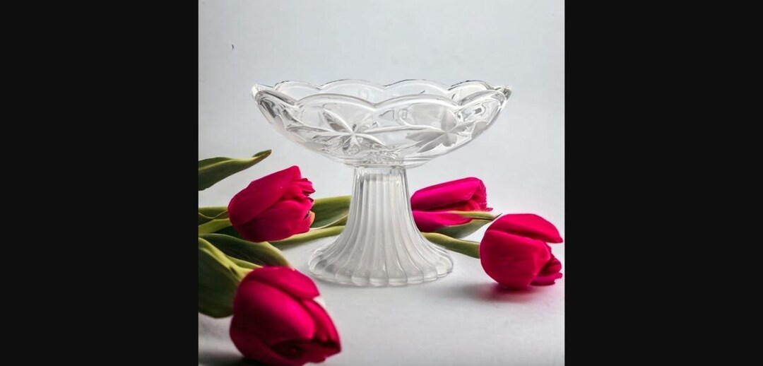 Vintage Candy Dish | Mikasa Garden Terrace Pedestal Candy Nut Trinket ...