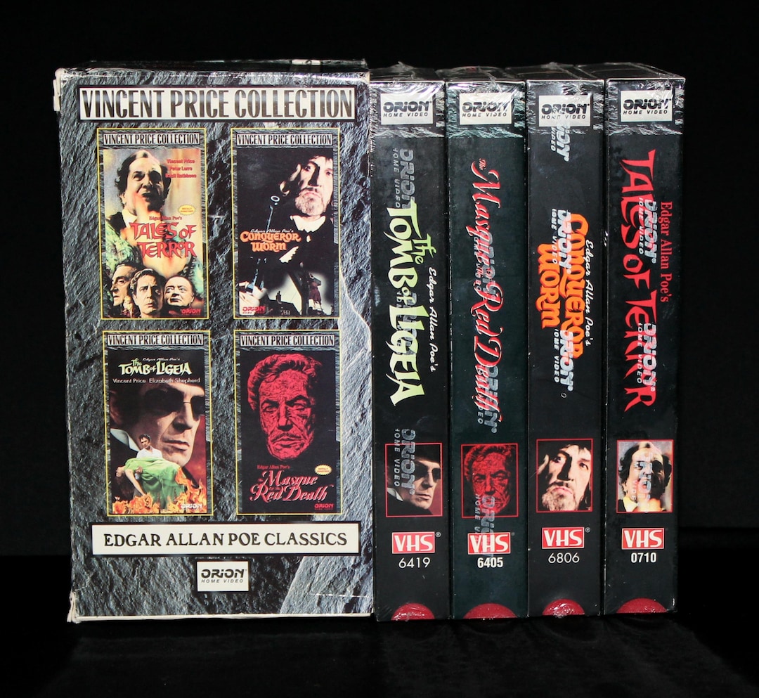 VHS Vincent Price Collection Box Set | Factory Sealed | Christmas Gift ...