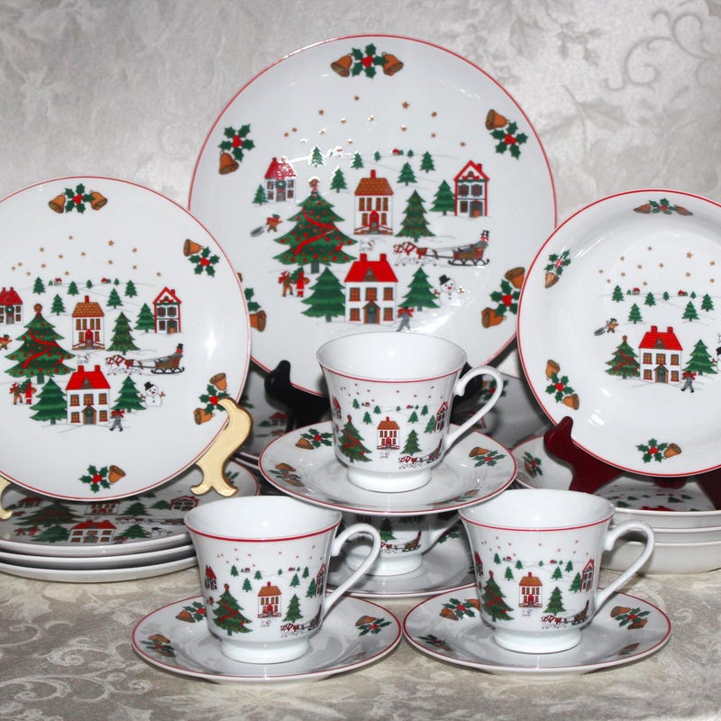 Christmas Dinnerware - Etsy