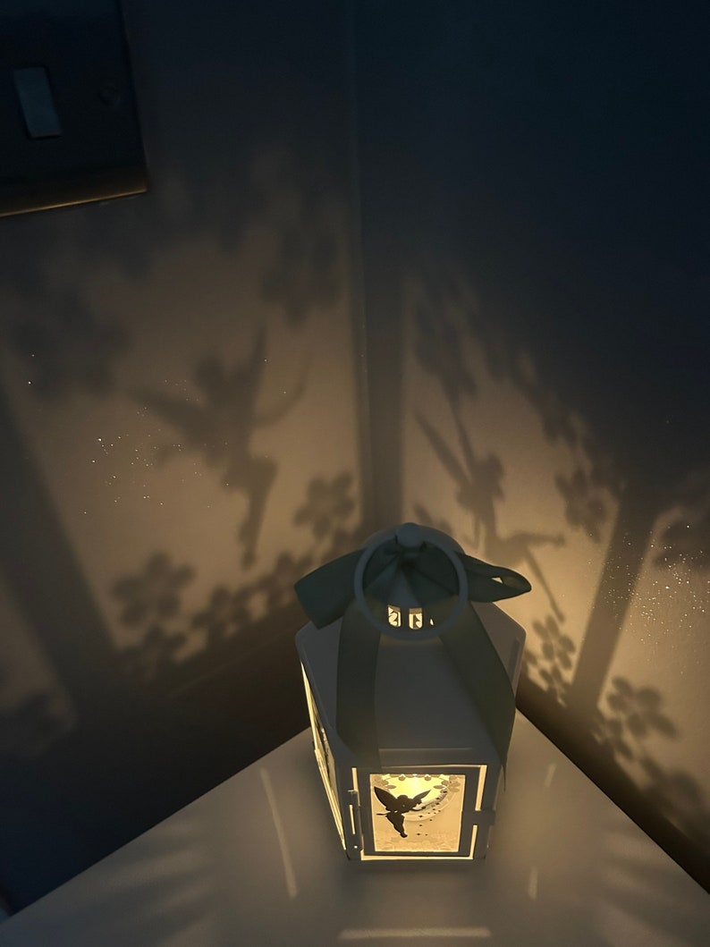 Disney Inspired Tinkerbell Shadow Lantern - Etsy