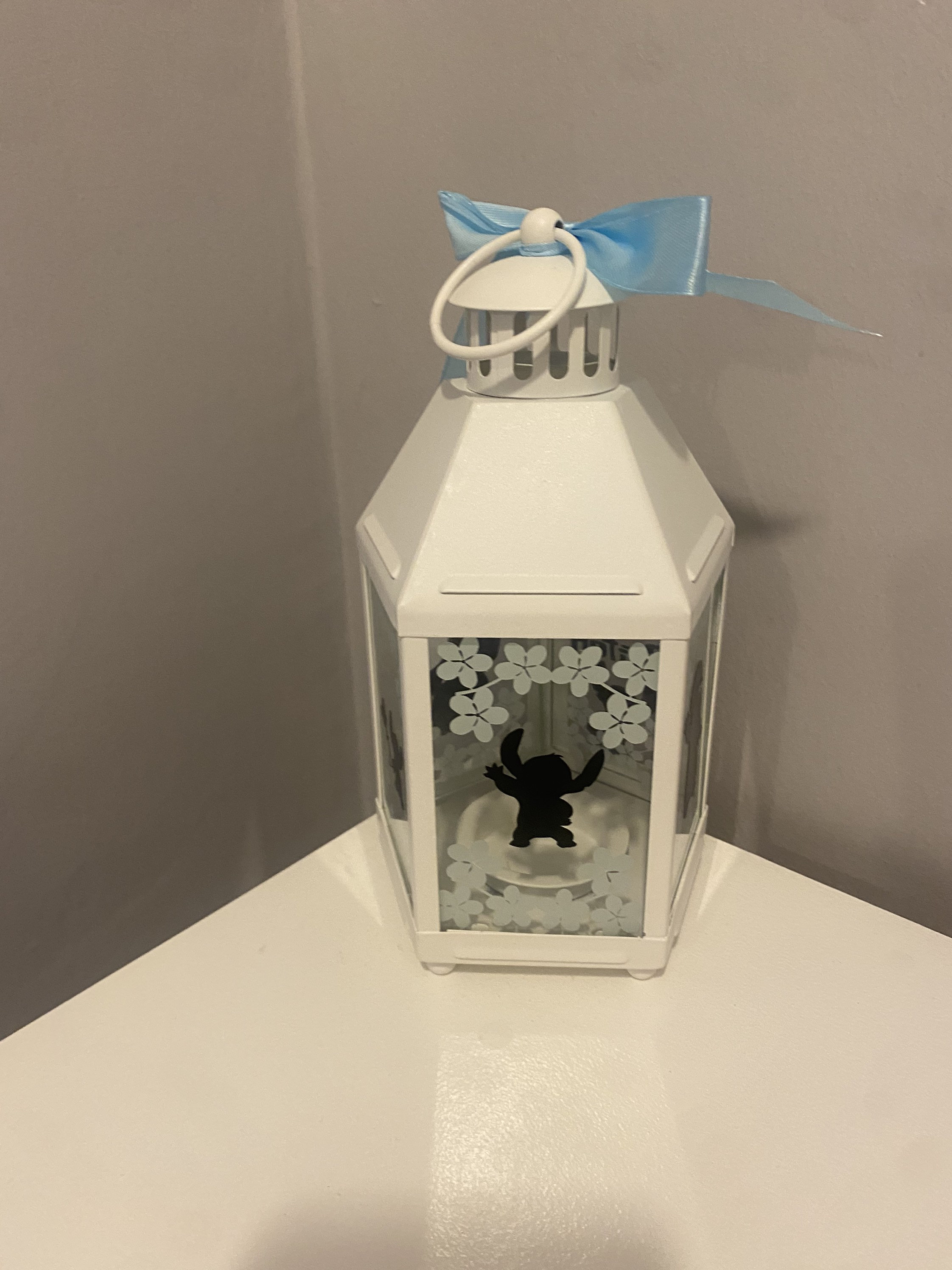 Disney Inspired Lilo and Stitch Shadow Lantern - Etsy UK