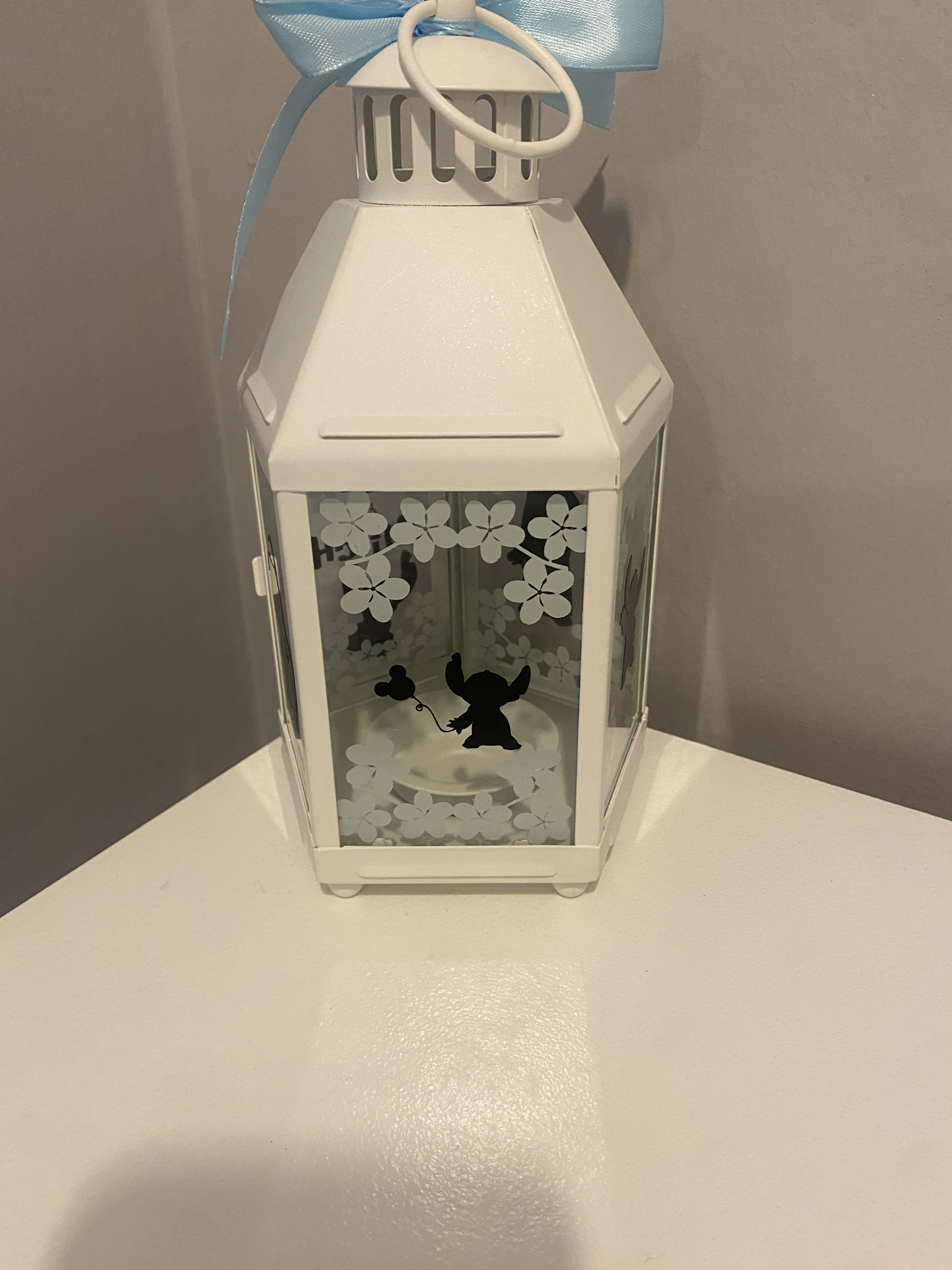 Disney Inspired Lilo and Stitch Shadow Lantern - Etsy UK