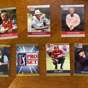 1990 PGA Pro Set 100 Player Cards - Etsy
