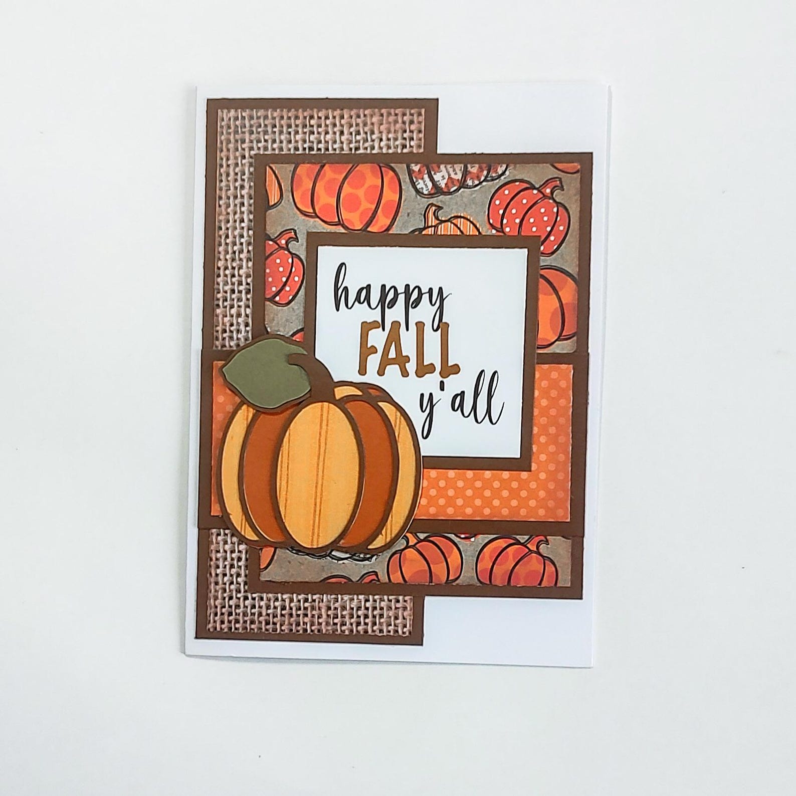 Happy Fall Y'all Fall Cards With Envelopes, Set of 5 - Etsy
