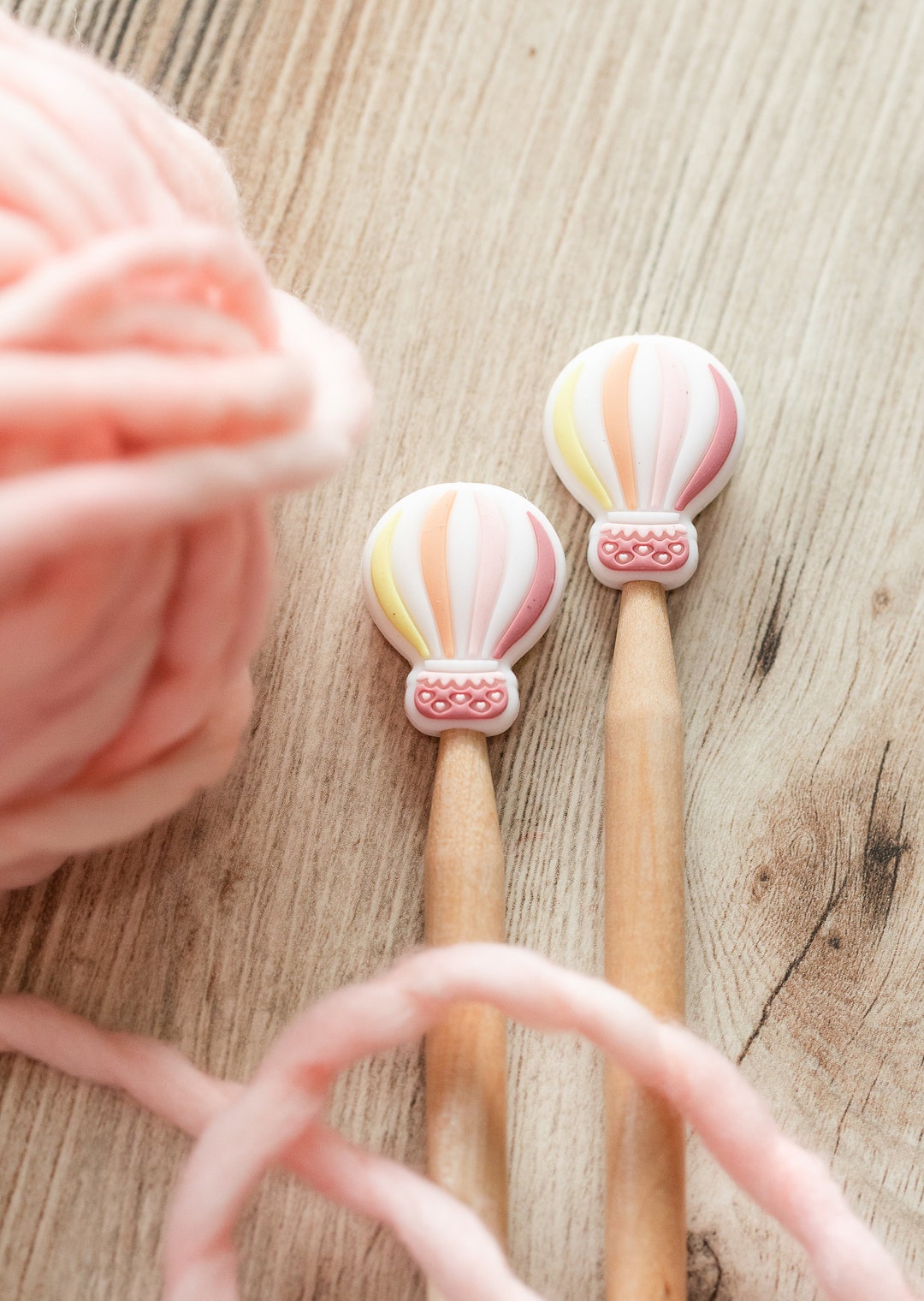 Hot Air Balloon Stitch Stoppers for Knitters: Needle Protectors ...