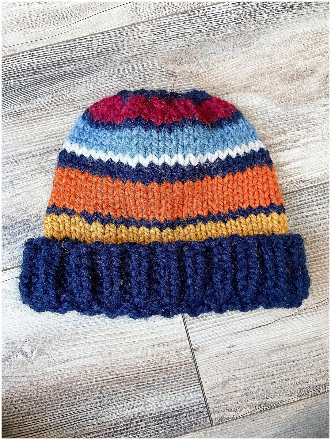 Multicolored Striped Hat Vintage GAP Inspired Striped Hat, Full of Fun ...