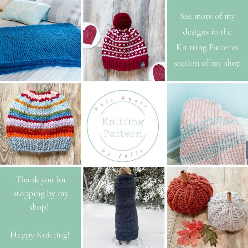 Fiery Fair Isle Hat Knitting Pattern: Super Bulky Yarn (PDF Pattern) - Etsy