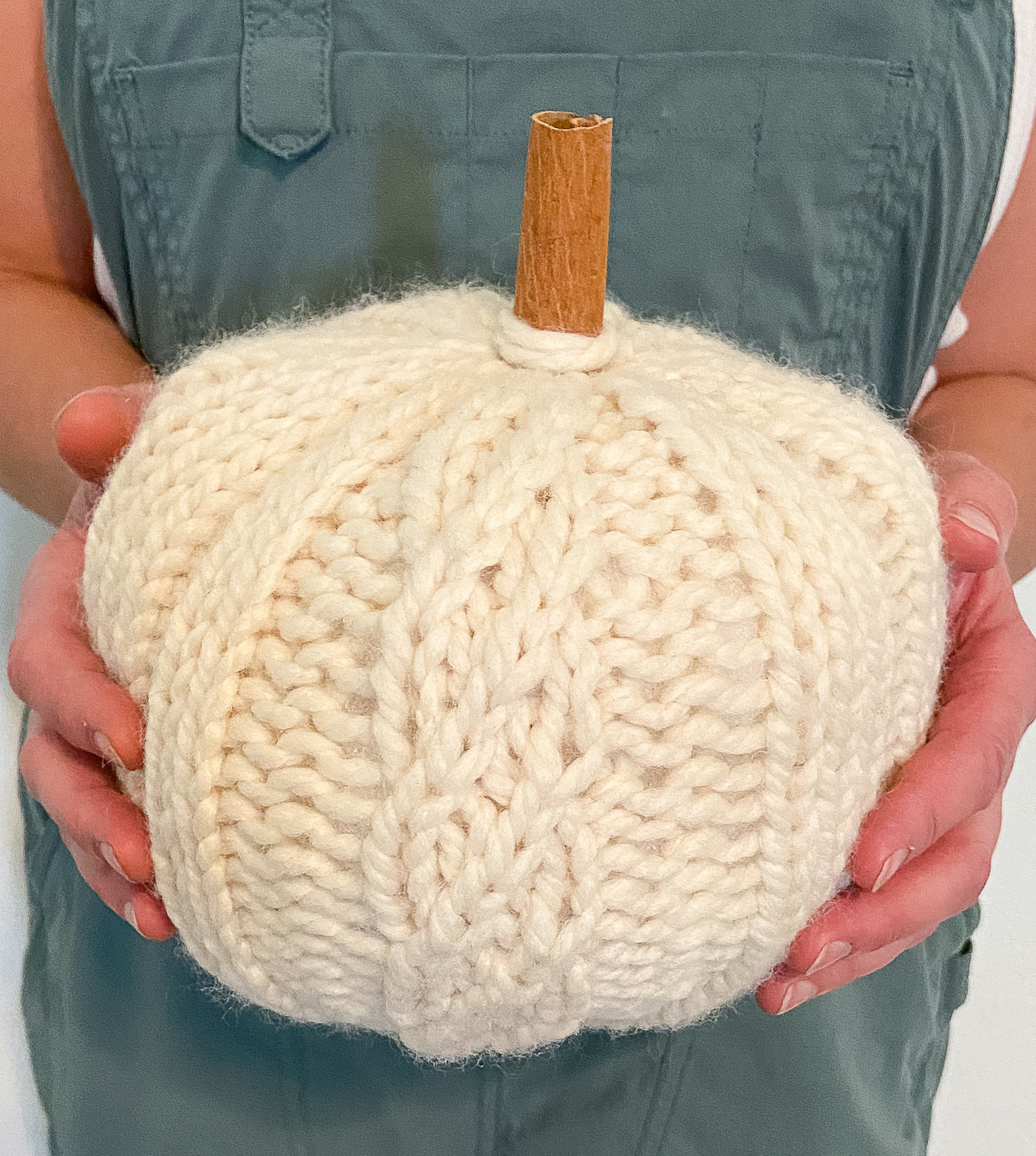 Knit Pumpkin With Mock Cable Extra Large Cable Pumpkin for Fall Decor - Etsy