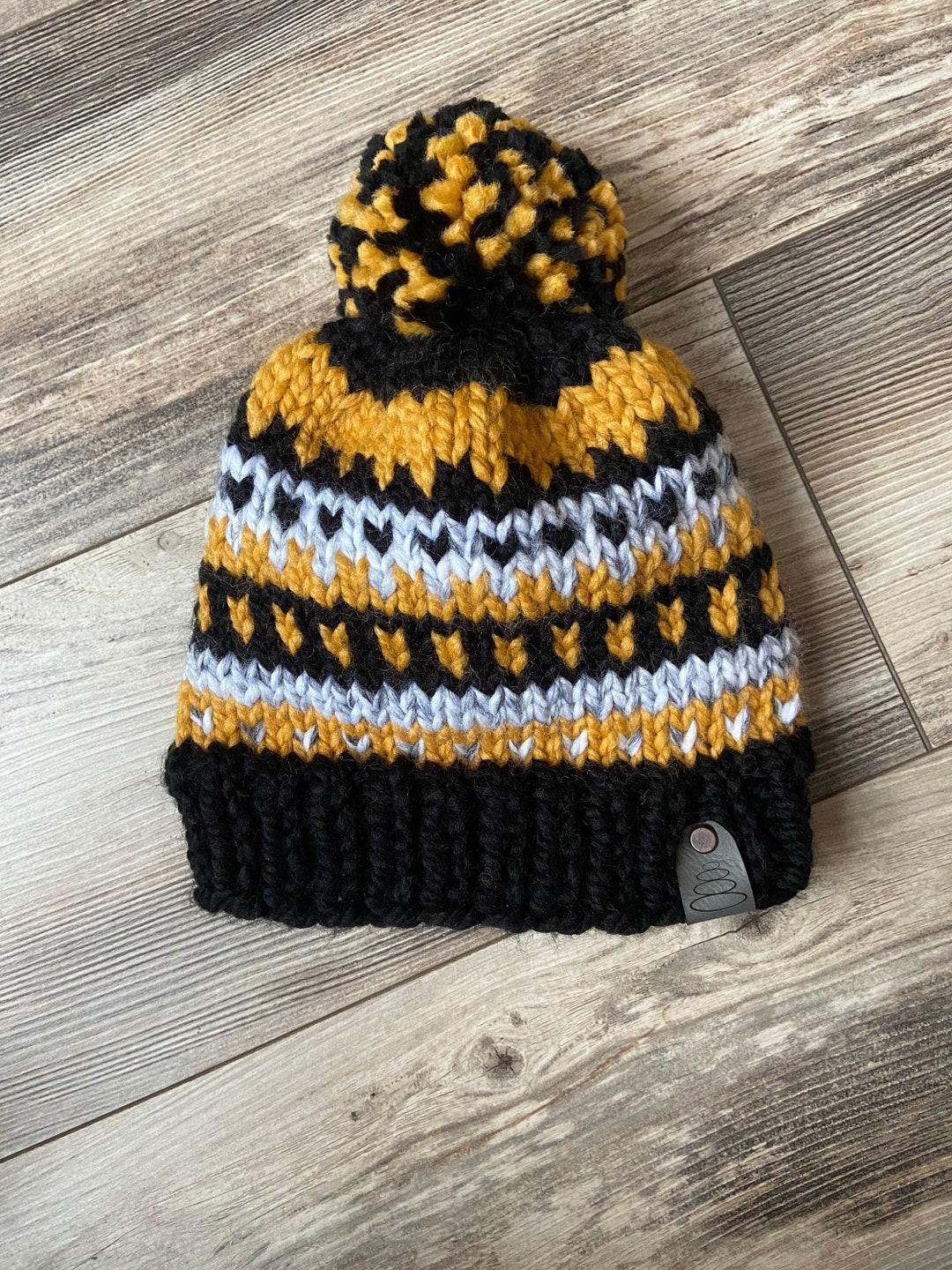 Purdue University Colors Fair Isle Hat - Etsy