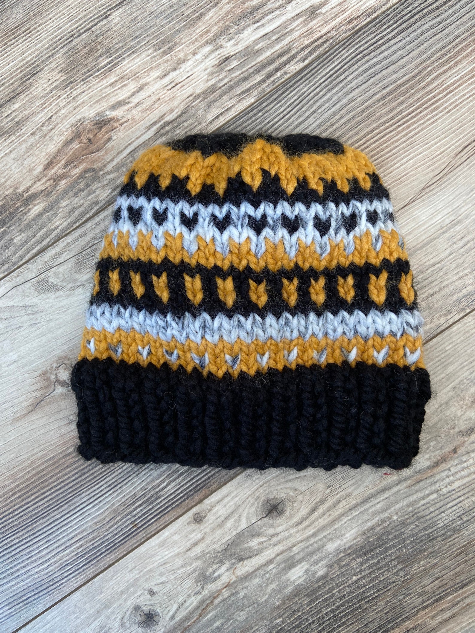 Purdue University Colors Fair Isle Hat - Etsy