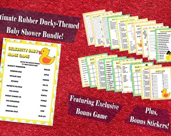 Rubber Ducky Bingo - Etsy