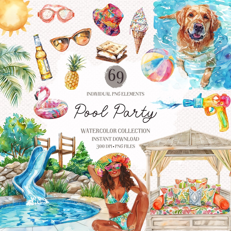 Party Clipart - Etsy