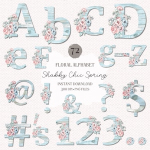 Shabby Chic Letters - Etsy