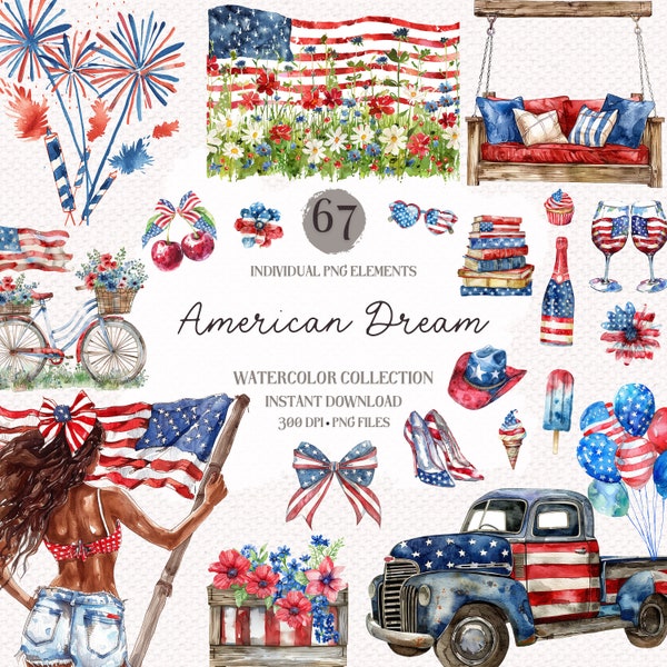 Patriotic Clipart - Etsy