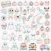 Pastel Halloween Clipart Bundle- Watercolor Halloween Clip Art, Cute ...