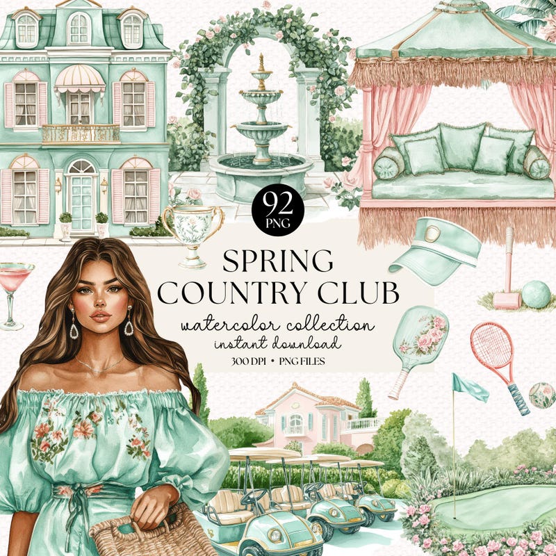 Preppy Clip Art - Etsy