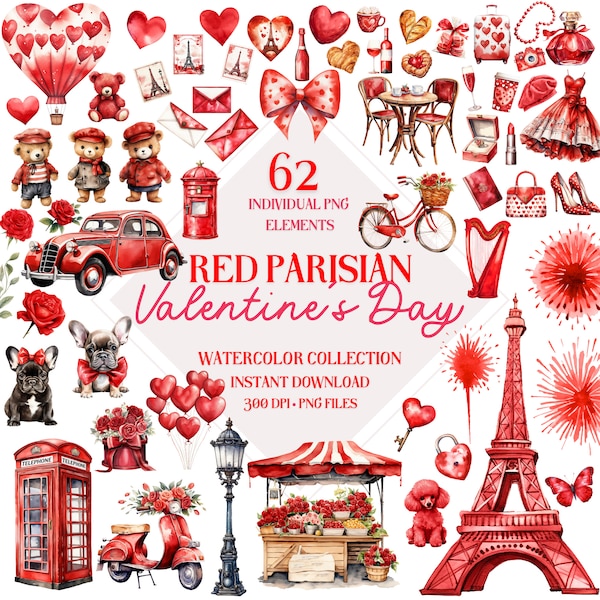 Paris Watercolor - Etsy