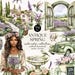 Antique Spring Watercolor Clipart Bundle: Provence Lavender, Rustic ...