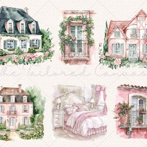 Watercolor Coquette Clipart Bundle - Pink Aesthetic Pngs for ...
