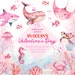 Ocean Valentine's Day Watercolor Clipart Bundle (76 Pngs) (digital ...