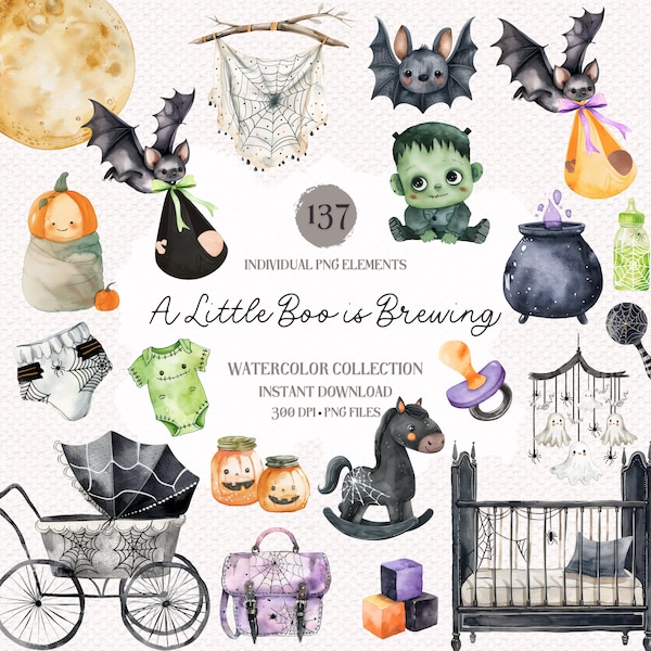 Halloween Baby Shower - Etsy