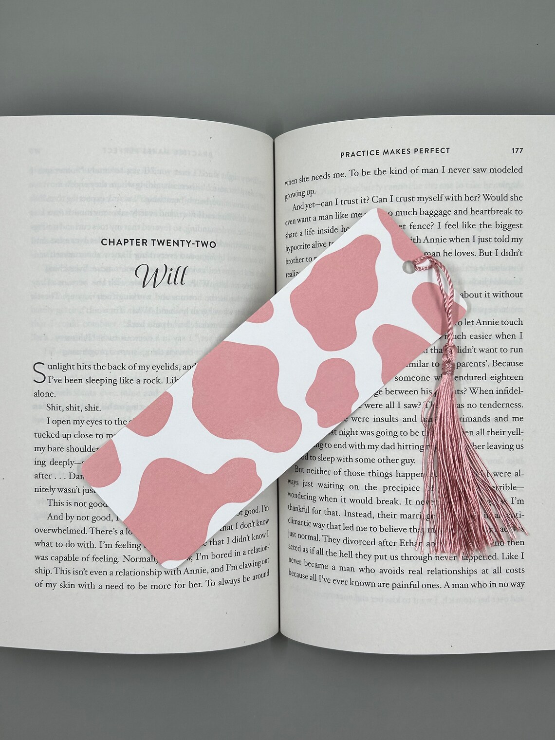 Bookmark, Cowprint Bookmark, Bookmark With Tassel - Etsy