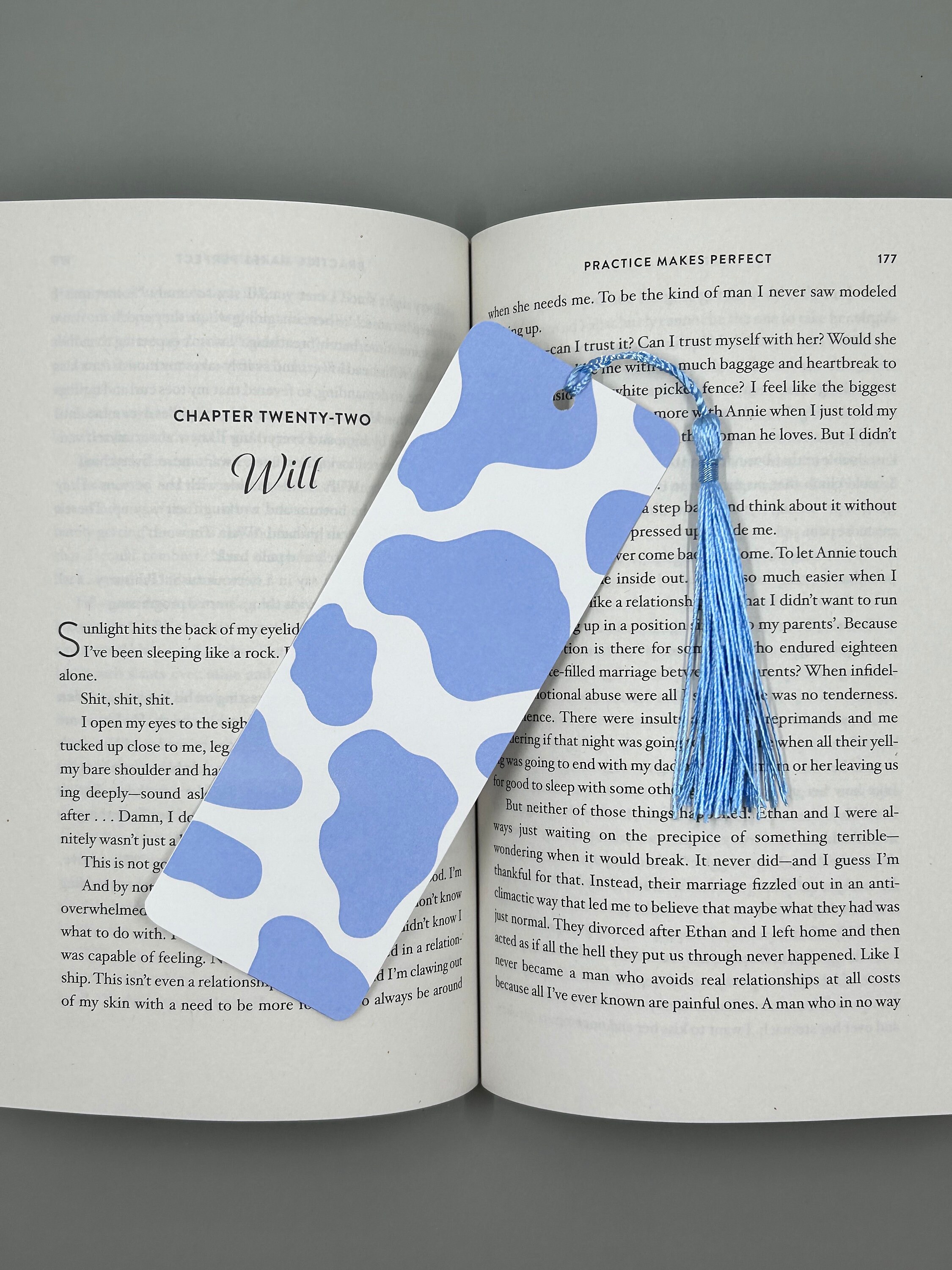 Bookmark, Cowprint Bookmark, Bookmark With Tassel - Etsy