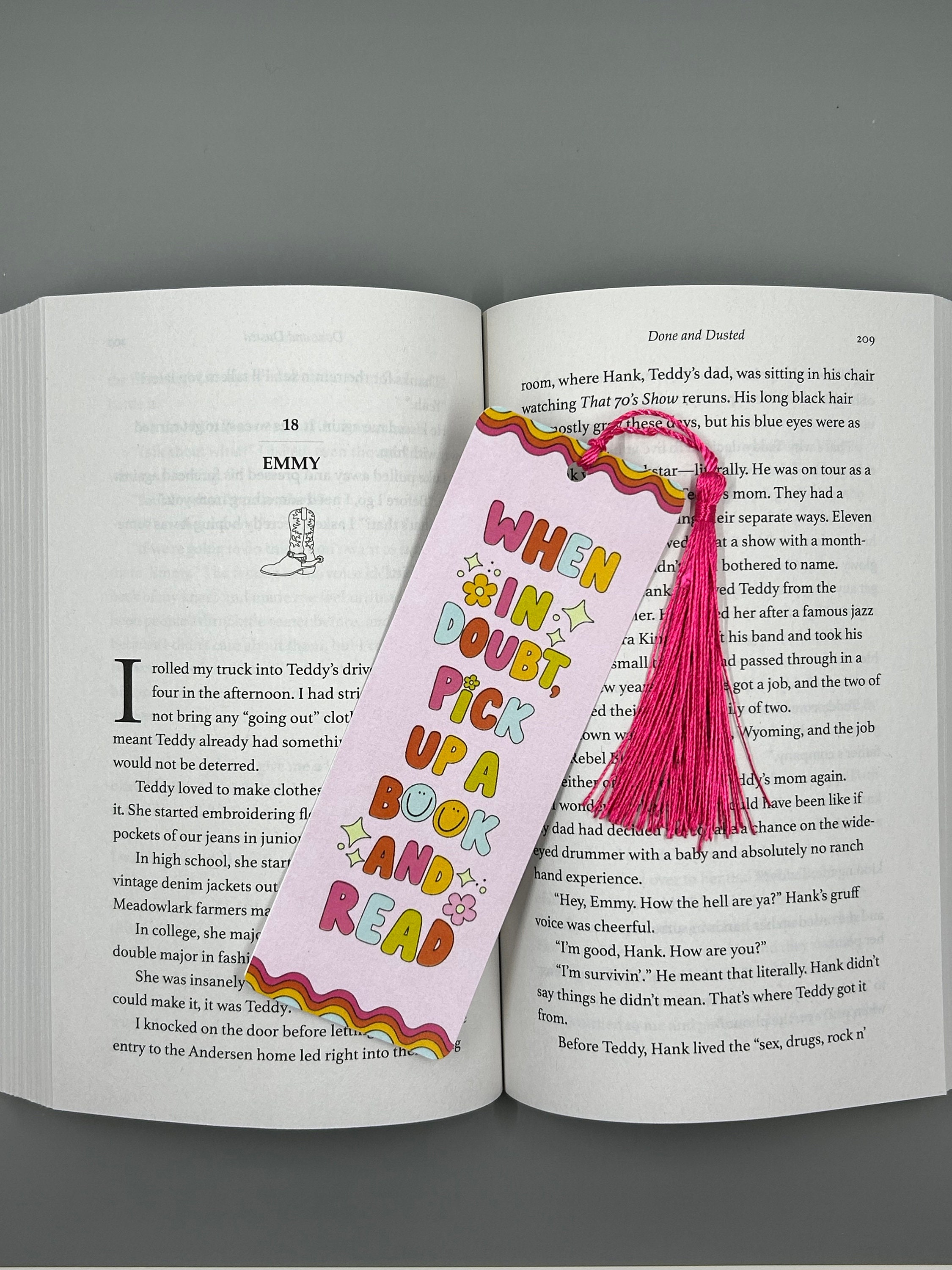 Bookmark, Book Quote Bookmarks, Pretty Bookmarks, Bookmarks With Tassel ...