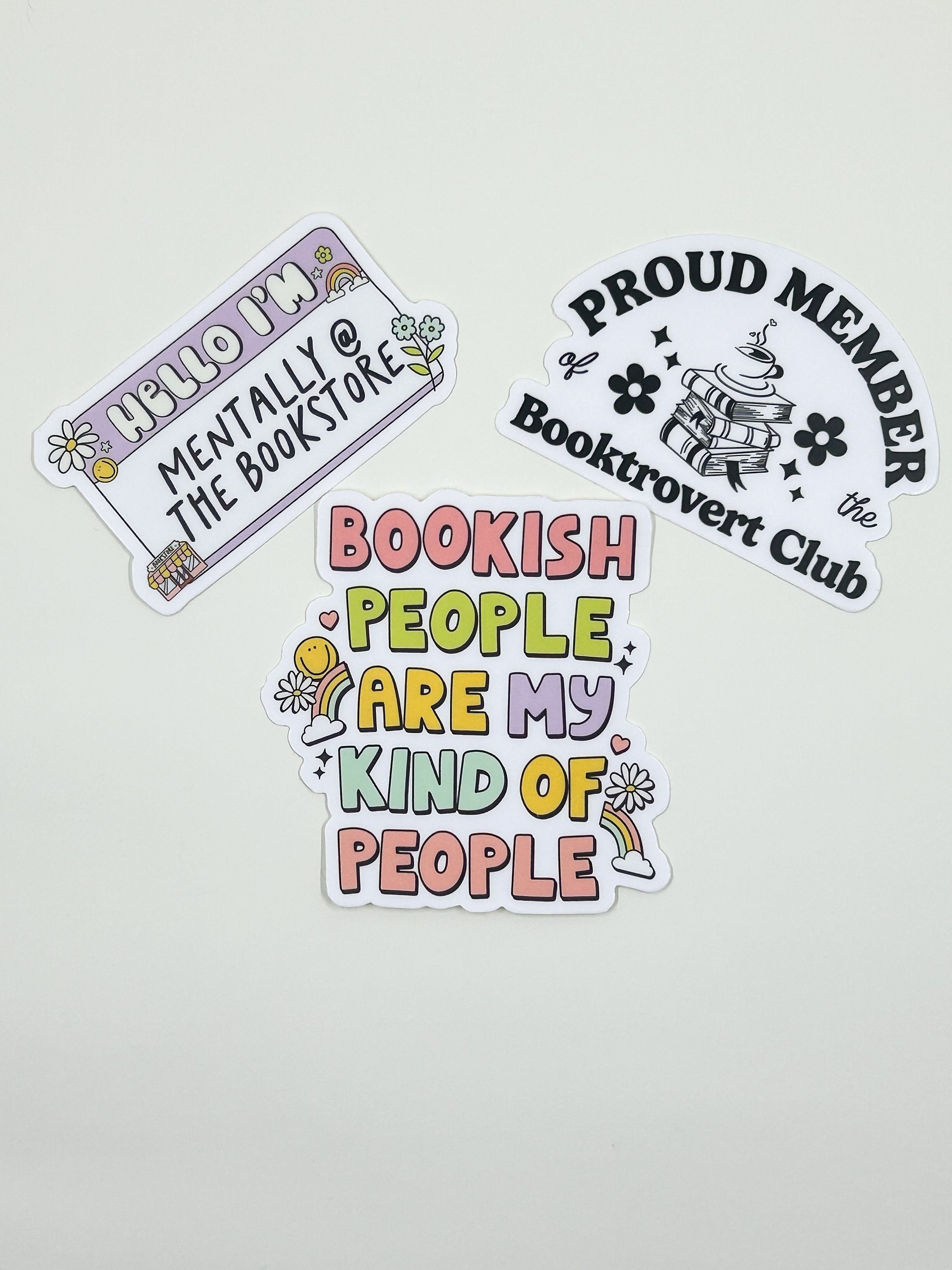 Book Stickers, Cute Book Stickers, Bookish Stickers - Etsy