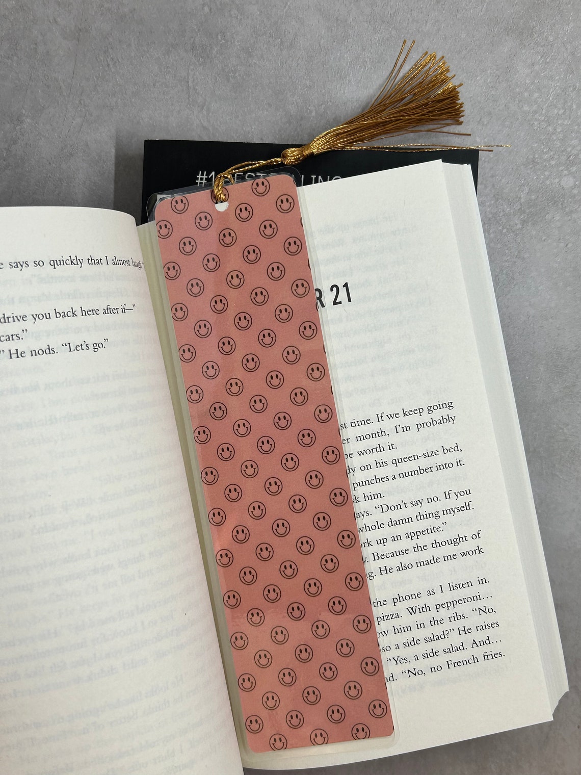 Smiley Face Bookmark, Bookmarks - Etsy