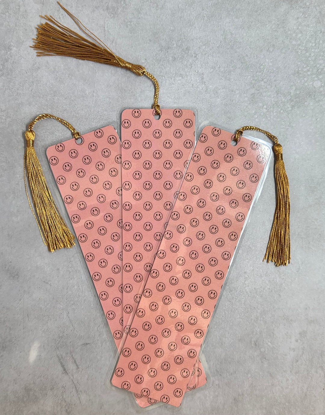 Smiley Face Bookmark, Bookmarks - Etsy