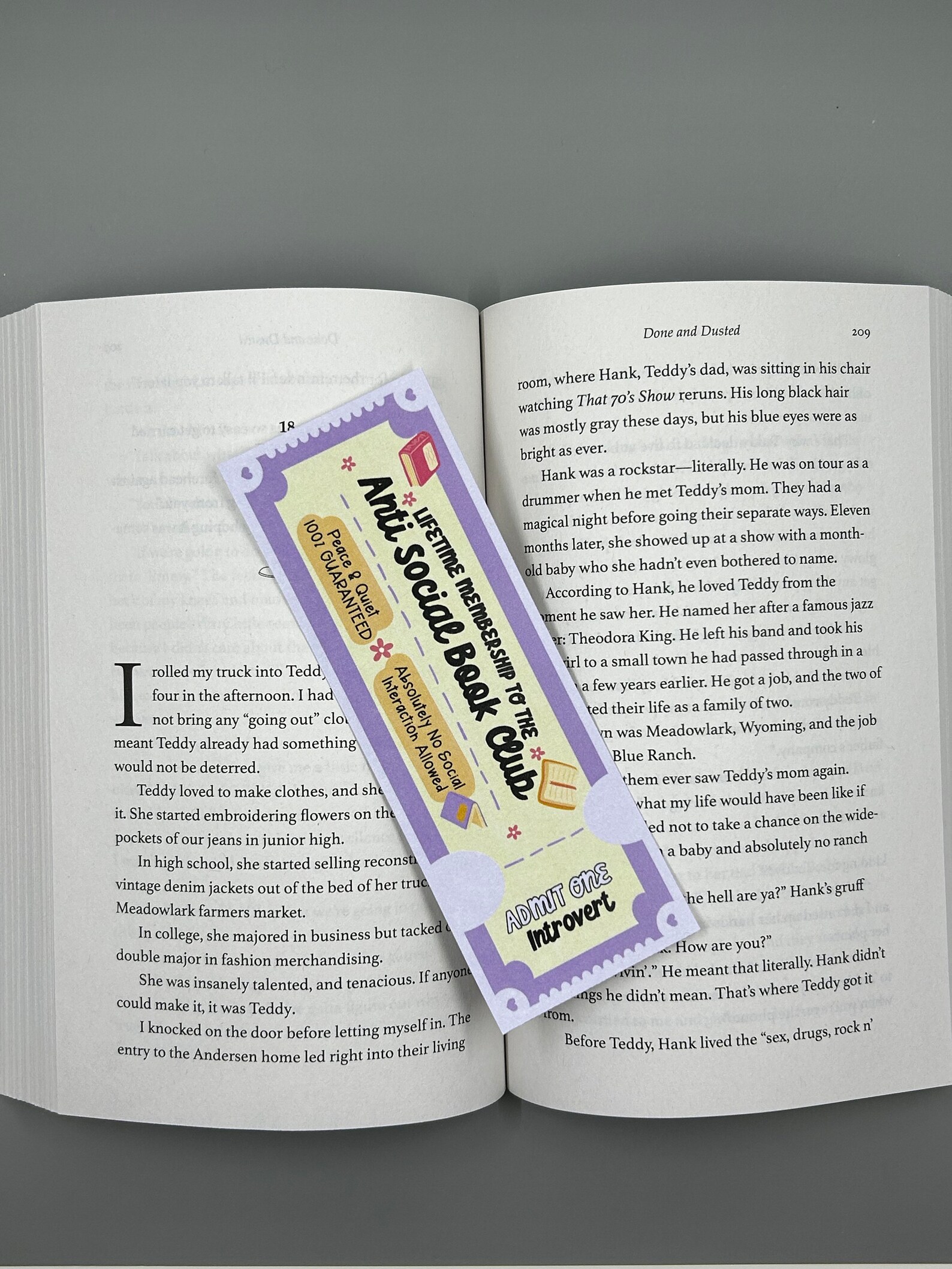 Bookmark, Ticket Bookmark, Pretty Bookmark - Etsy
