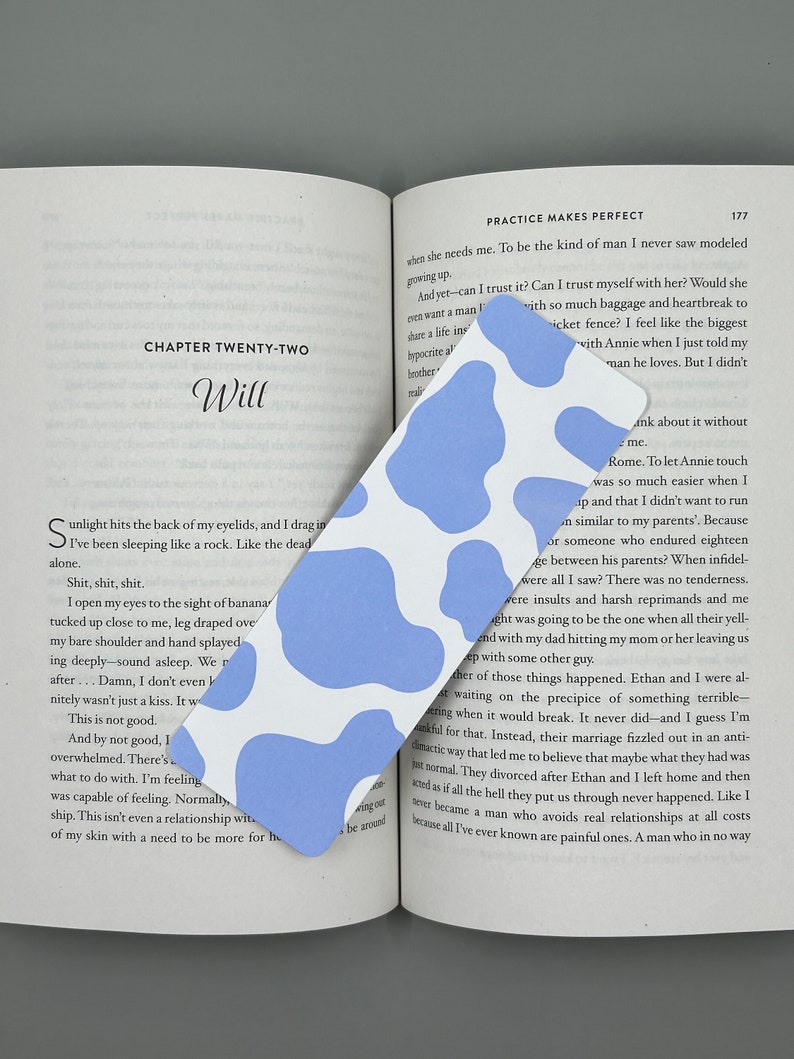 Bookmark, Cowprint Bookmark, Bookmark With Tassel - Etsy