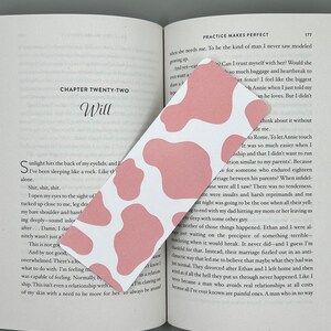 Bookmark, Cowprint Bookmark, Bookmark With Tassel - Etsy