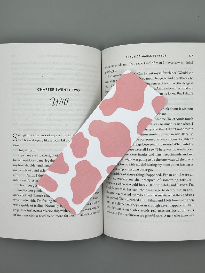 Bookmark, Cowprint Bookmark, Bookmark With Tassel - Etsy