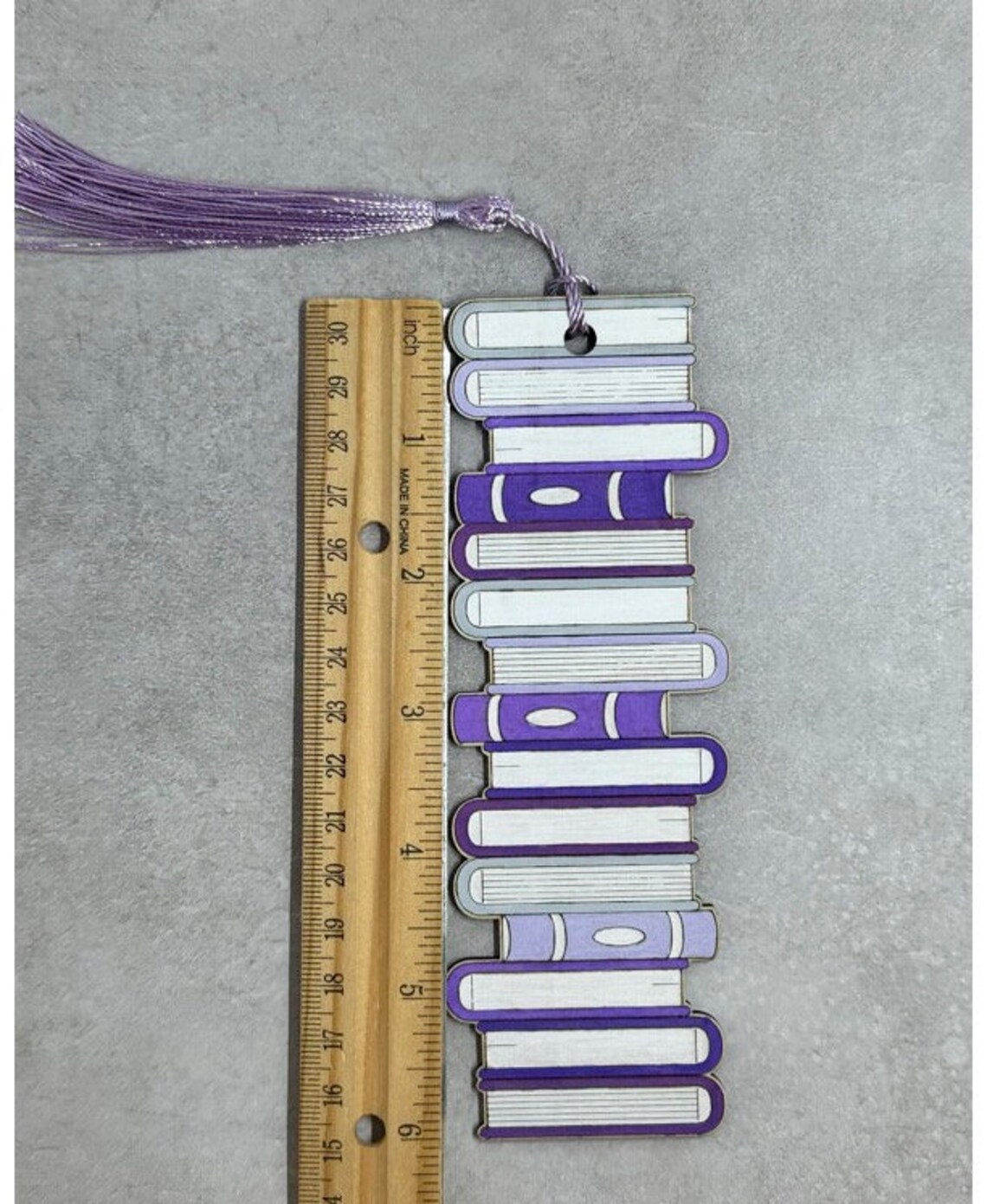 Stacked Books Bookmarks, Bookmarks, Books, Painted Bookmarks, - Etsy