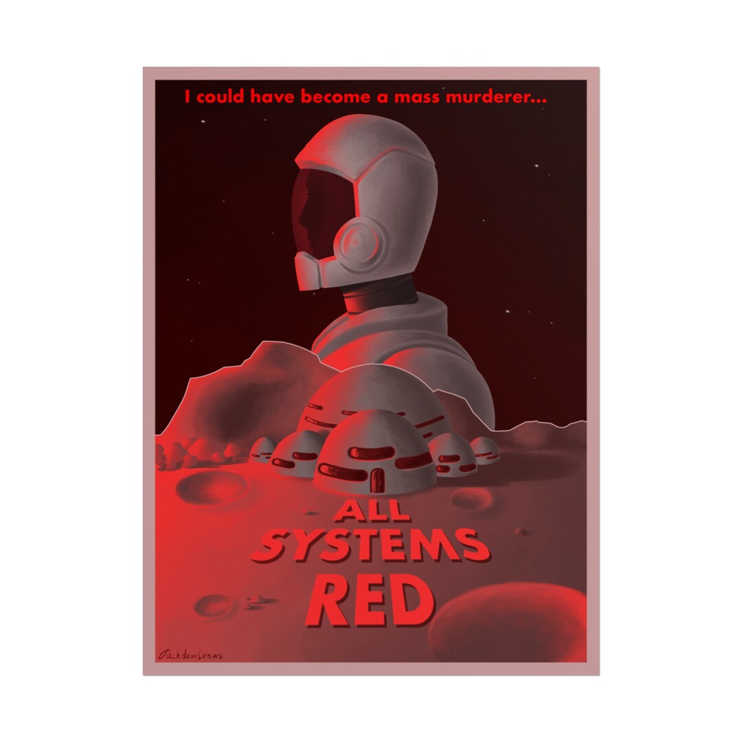 All Systems Red Vintage Movie Poster - Etsy