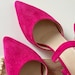 Fuchsia Block Heel, Fuchsia Wedding Shoes, Fuchsia Heel, Fuchsia Block ...
