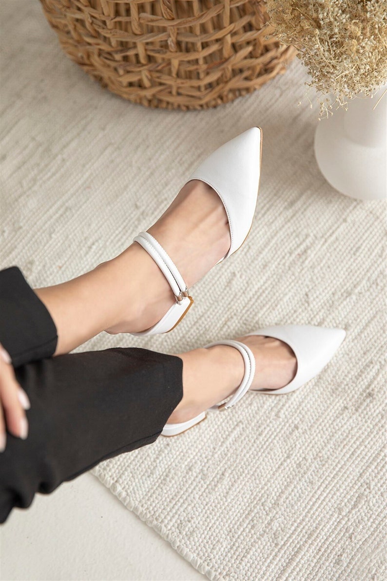 White Block Heels, White Block Heels Sandals, Bridal Heel, White Heel ...