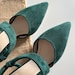 Emerald Green Block Heel Green Wedding Shoes Emerald Green - Etsy