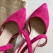 Fuchsia Block Heel, Fuchsia Wedding Shoes, Fuchsia Heel, Fuchsia Block ...