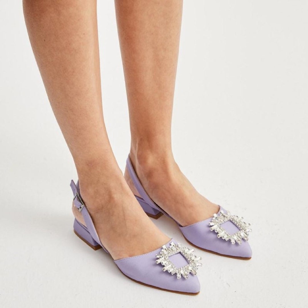 Lilac Shoes Lilac Wedding Shoes Lilac Block Heel Woman - Etsy