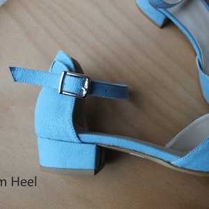 Ankle Strap Baby Blue, Blue Ankle Straps, Block Heels, Light Blue, Low ...