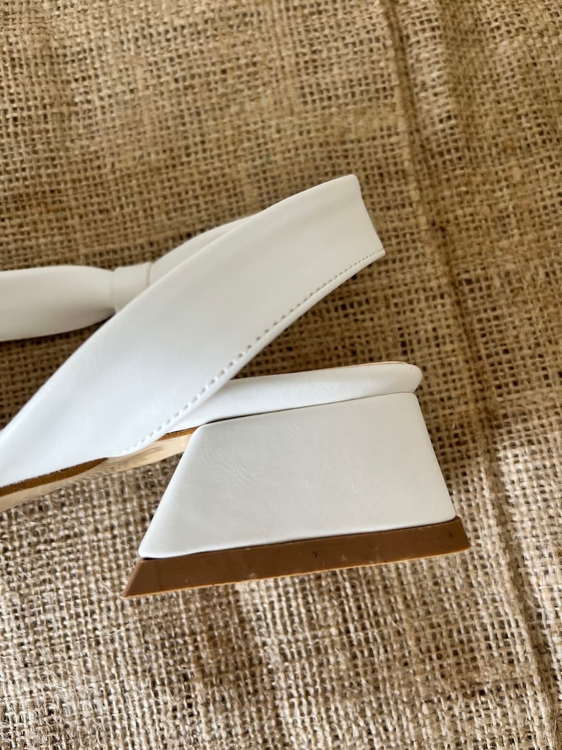 White Wedding Shoes White Block Heels White Block Heels - Etsy