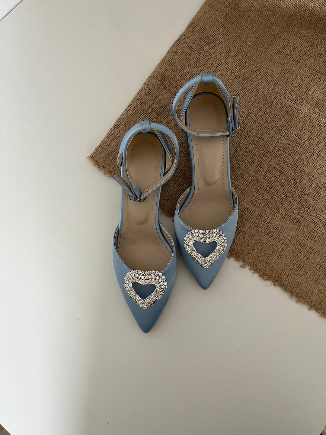 Pale Blue Block Heels, Heart Shoes, Pale Blue, Blue Block Heels, Blue ...