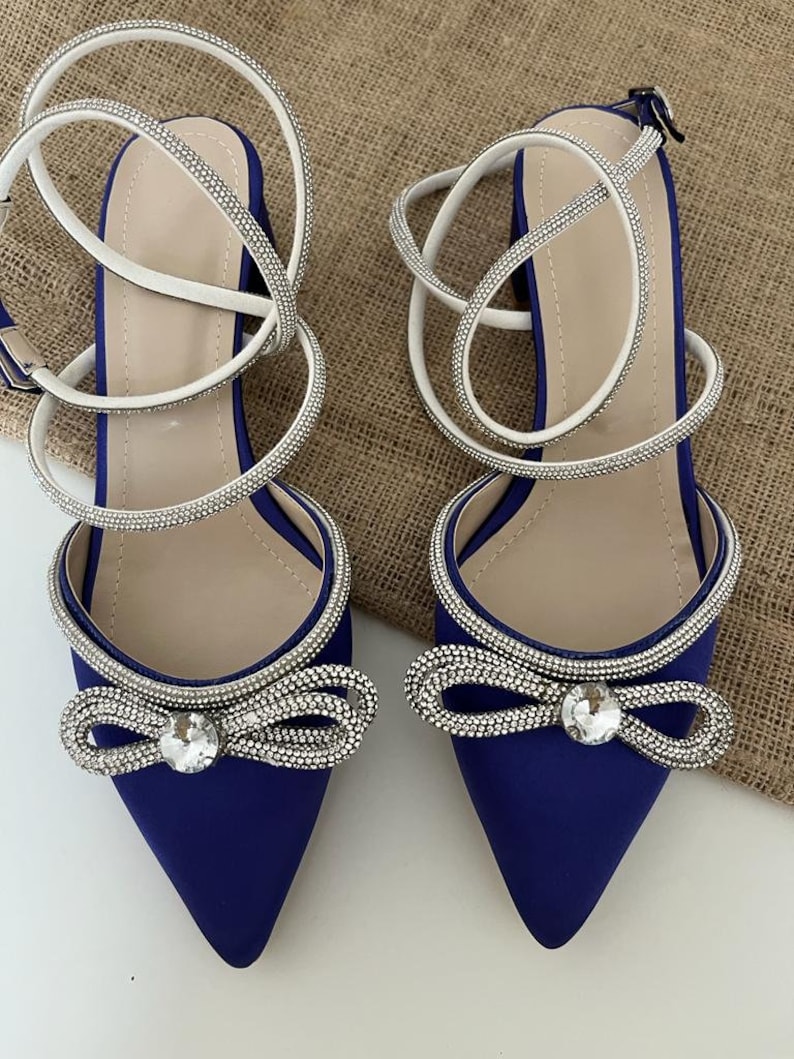 Navy Blue Navy Blue Block Heel Navy Blue Shoes Block Heel - Etsy