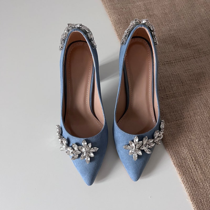 Blue Bridal Shoes - Etsy