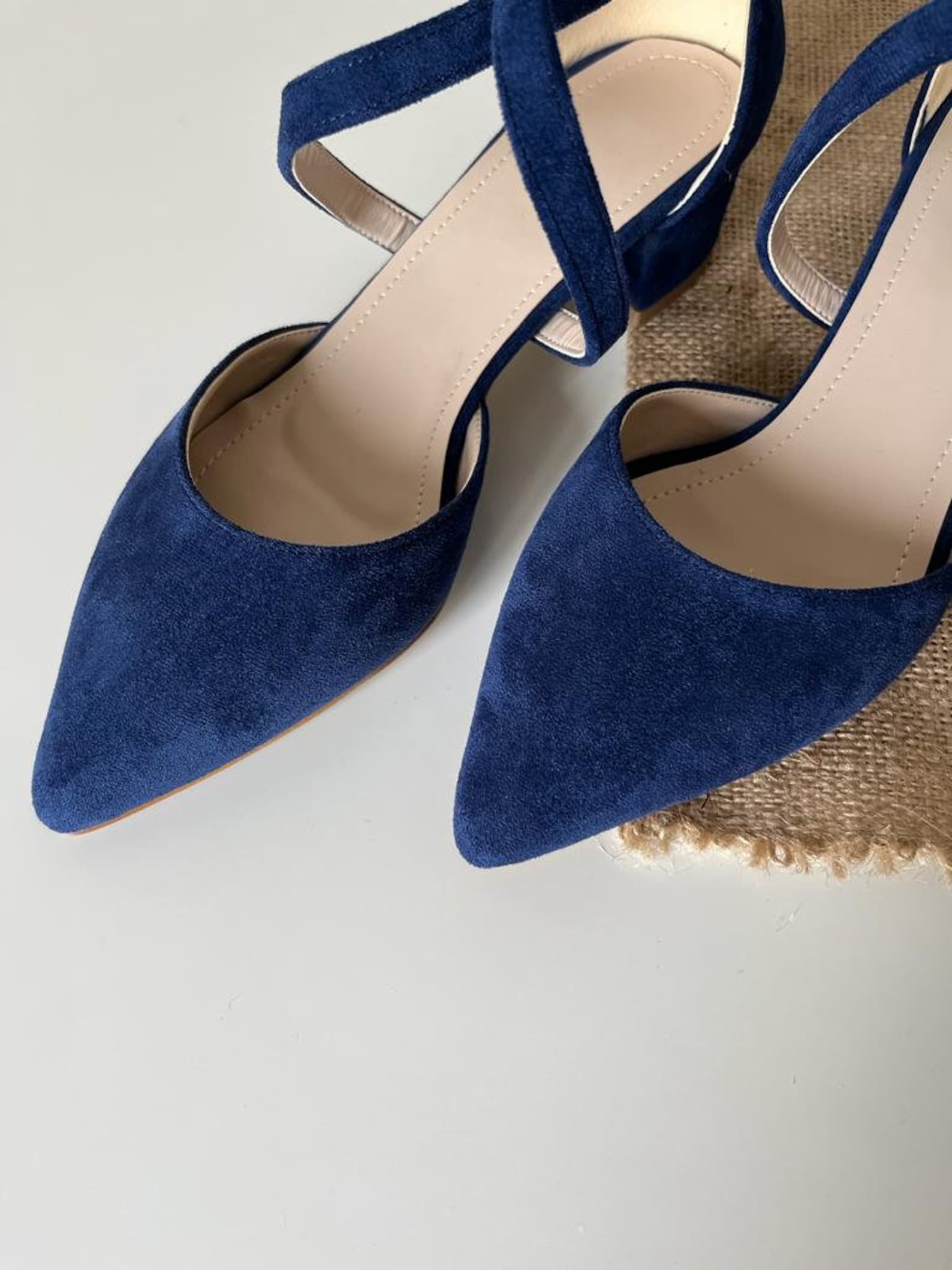 Navy Blue Block Heels Navy Blue Navy Blue Heel Navy Blue - Etsy