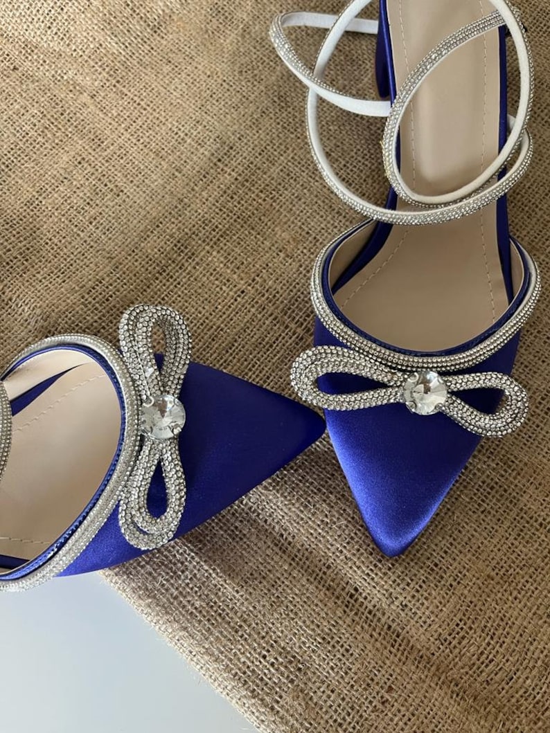 Navy Blue Navy Blue Block Heel Navy Blue Shoes Block Heel - Etsy